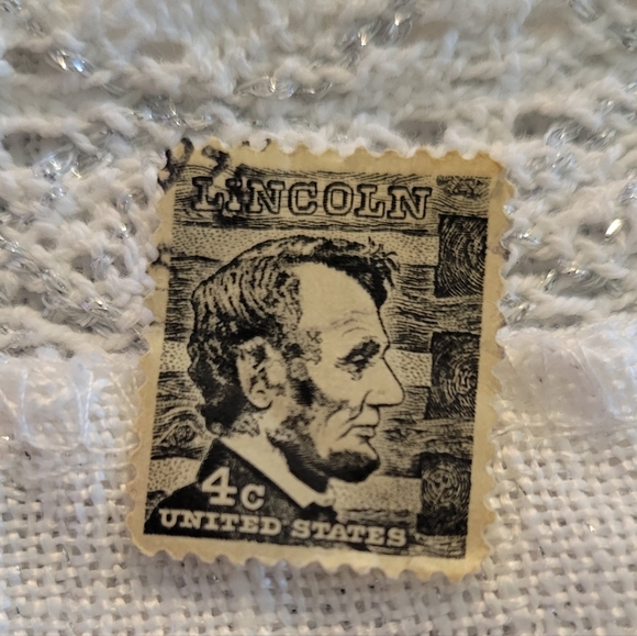 Other | Rare 4 Cent Abraham Lincoln Us 1965 Postage Stamp | Poshmark
